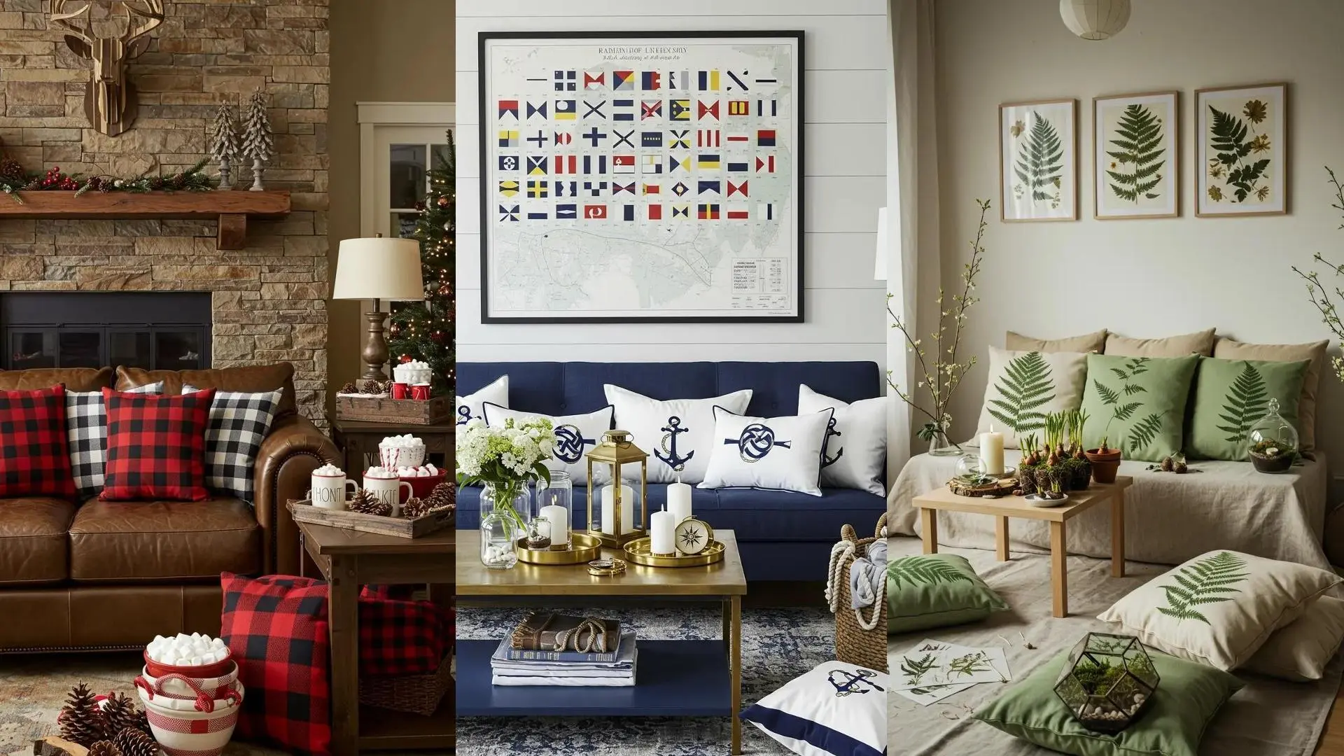 28 Indoor Seasonal Party Decor Ideas with Themed Pillows, Tablescapes ...